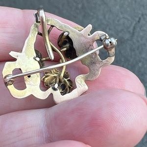 Jewelry | Antique Victorian 1k Gold Floral Watch Pin Brooch Pendant ...